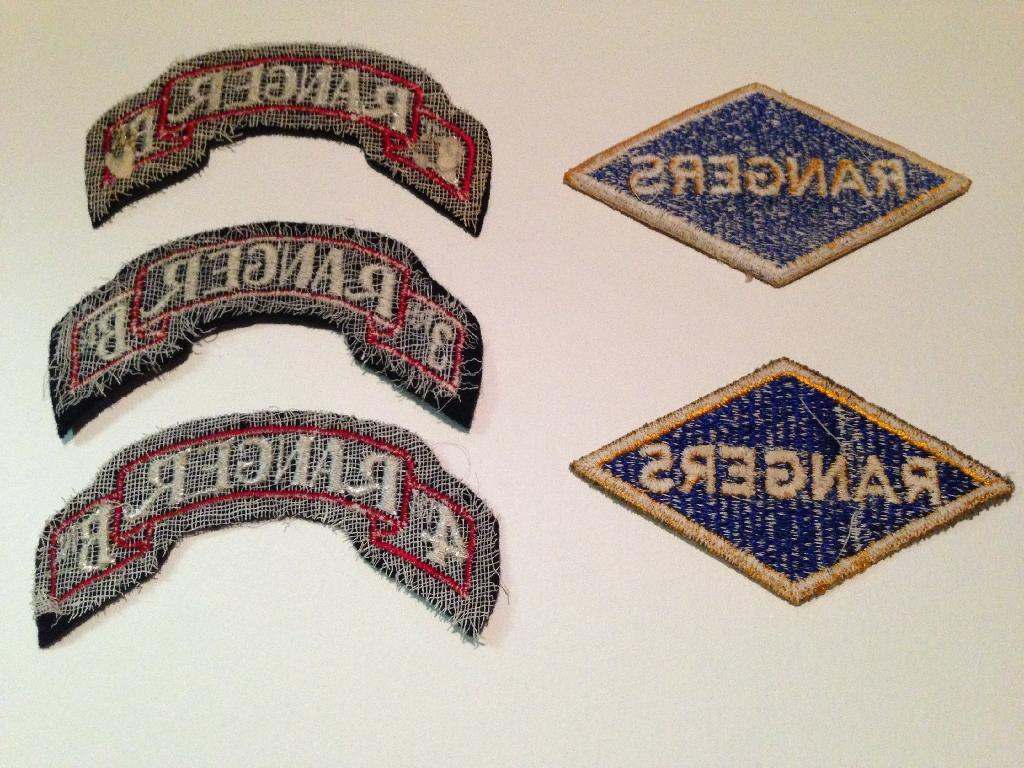 WWII Ranger Patches - MISCELLANEOUS / OTHER - U.S. Militaria Forum