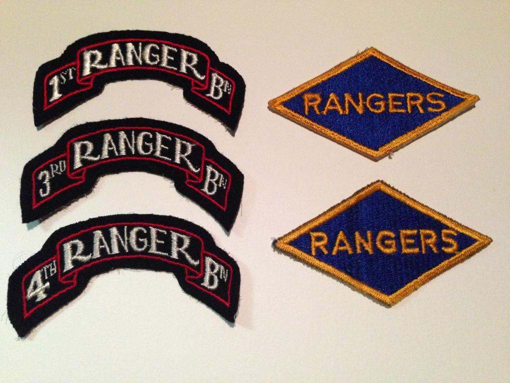 WWII Ranger Patches - MISCELLANEOUS / OTHER - U.S. Militaria Forum