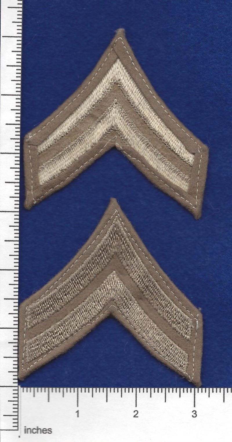 Silver & Gray Chevrons - ARMY (INCLUDING USAAC/AAF) - U.S. Militaria Forum
