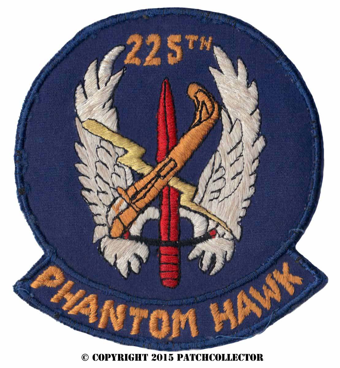 A Vietnam war era 225th "Phantom Hawk" patch - ARMY AND USAAF - U.S ...