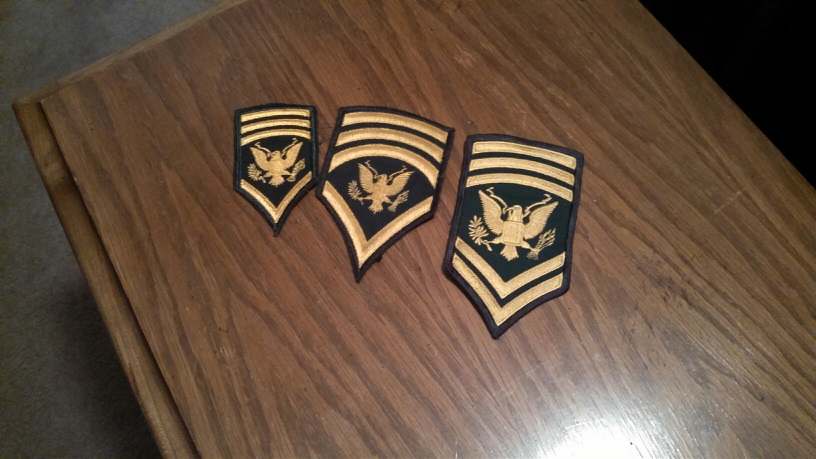 Army Spec 8 and 9 Chevrons - ARMY (INCLUDING USAAC/AAF) - U.S ...