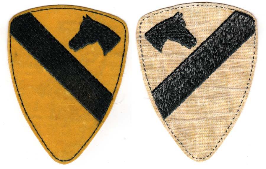 1st Cav velvet Patch - ARMY AND USAAF - U.S. Militaria Forum