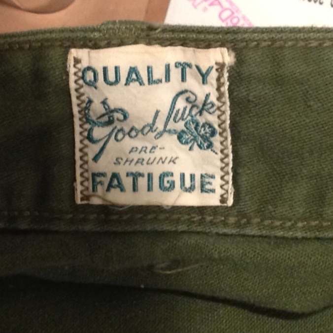 Good Luck Quality Fatigue Pants - Military Issue? - UNIFORMS - U.S ...