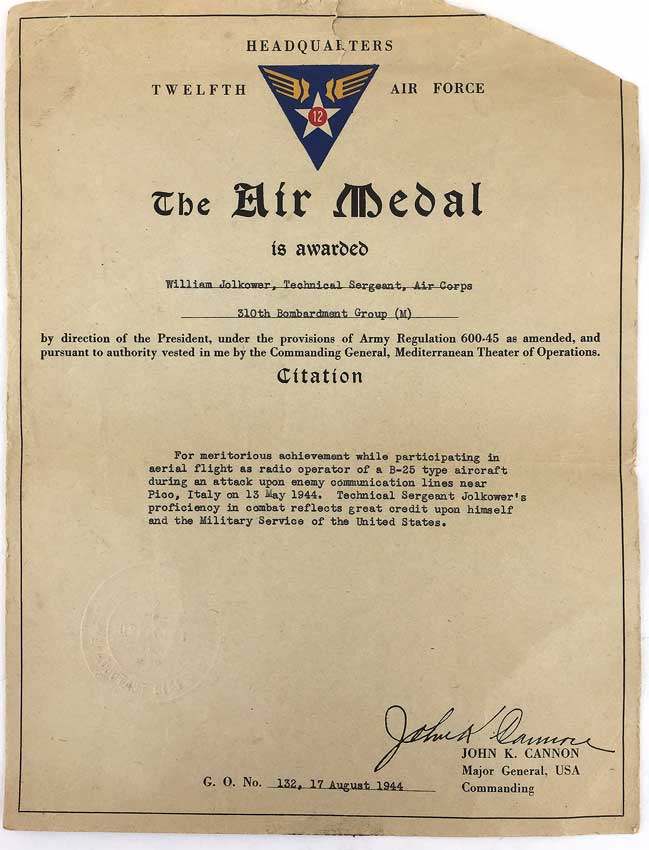 60 mission B-25 radio operator/gunner grouping - Page 2 - GROUPINGS ...
