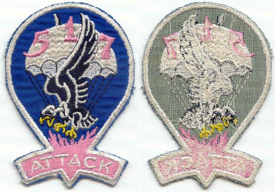 517th Patch - ARMY AND USAAF - U.S. Militaria Forum