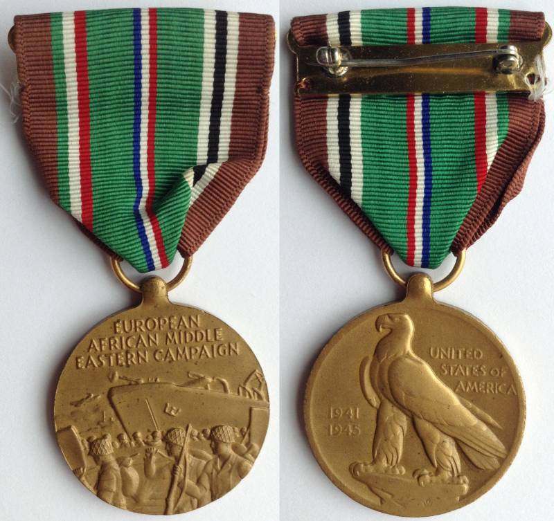 Ref Thread: European-African-Middle Campaign Medal (EAME) - REFERENCE ...