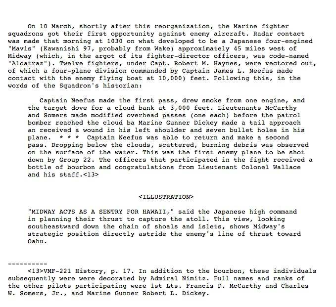 WWII USMC DFC GROUP FOR MIDWAY ACTION 1942 VMF-221 - MEDALS ...