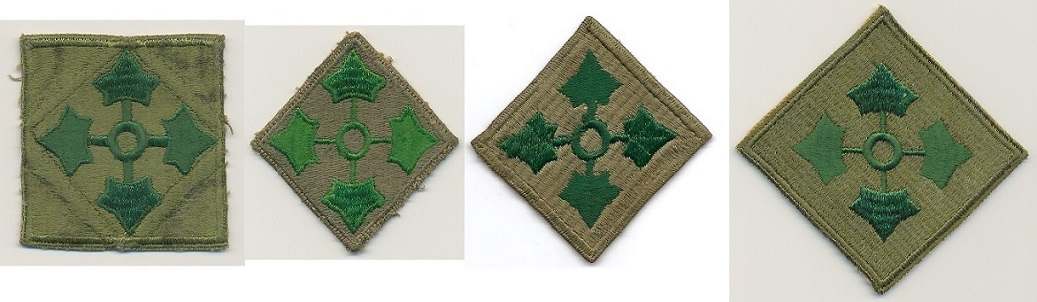 oversized 4th ID, theatre made? whats the deal? - ARMY AND USAAF - U.S ...
