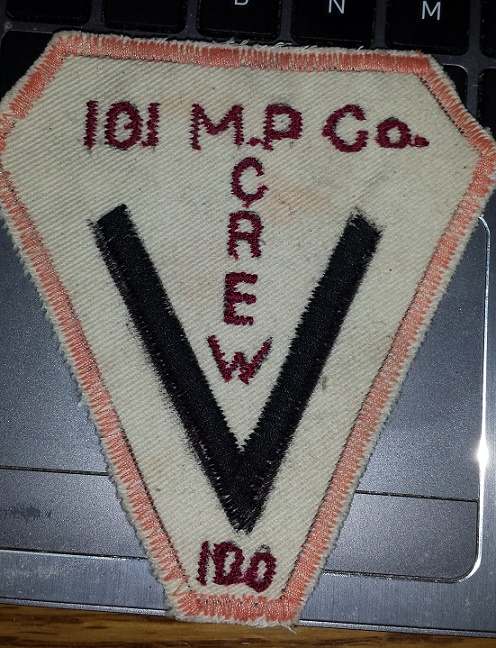 101 MP Co. Crew V 100 - ARMY AND USAAF - U.S. Militaria Forum