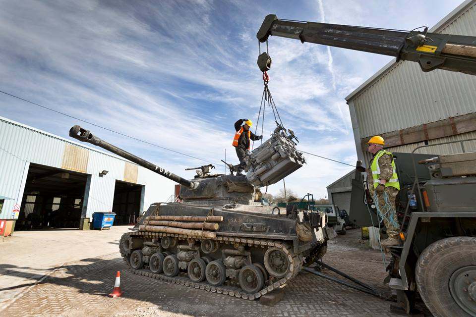 "Fury" gets an engine change.... - MILITARY VEHICLES - U.S. Militaria Forum