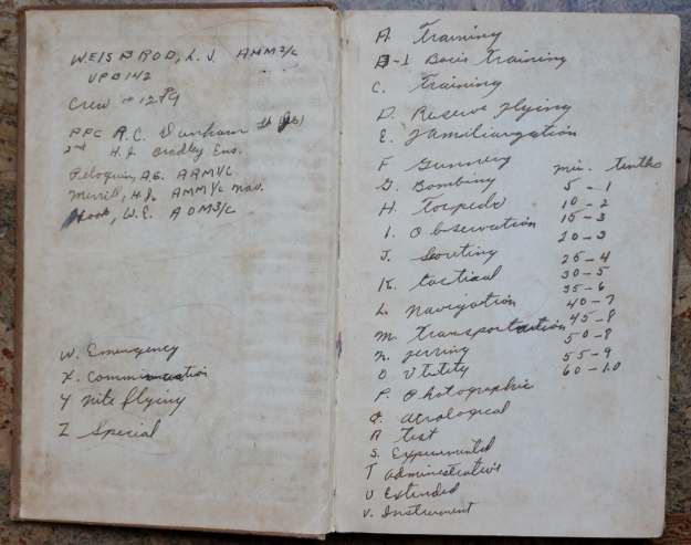 WWII NAVAL AVIATOR FLIGHT LOGBOOKS - Page 5 - EPHEMERA, PHOTOGRAPHS ...