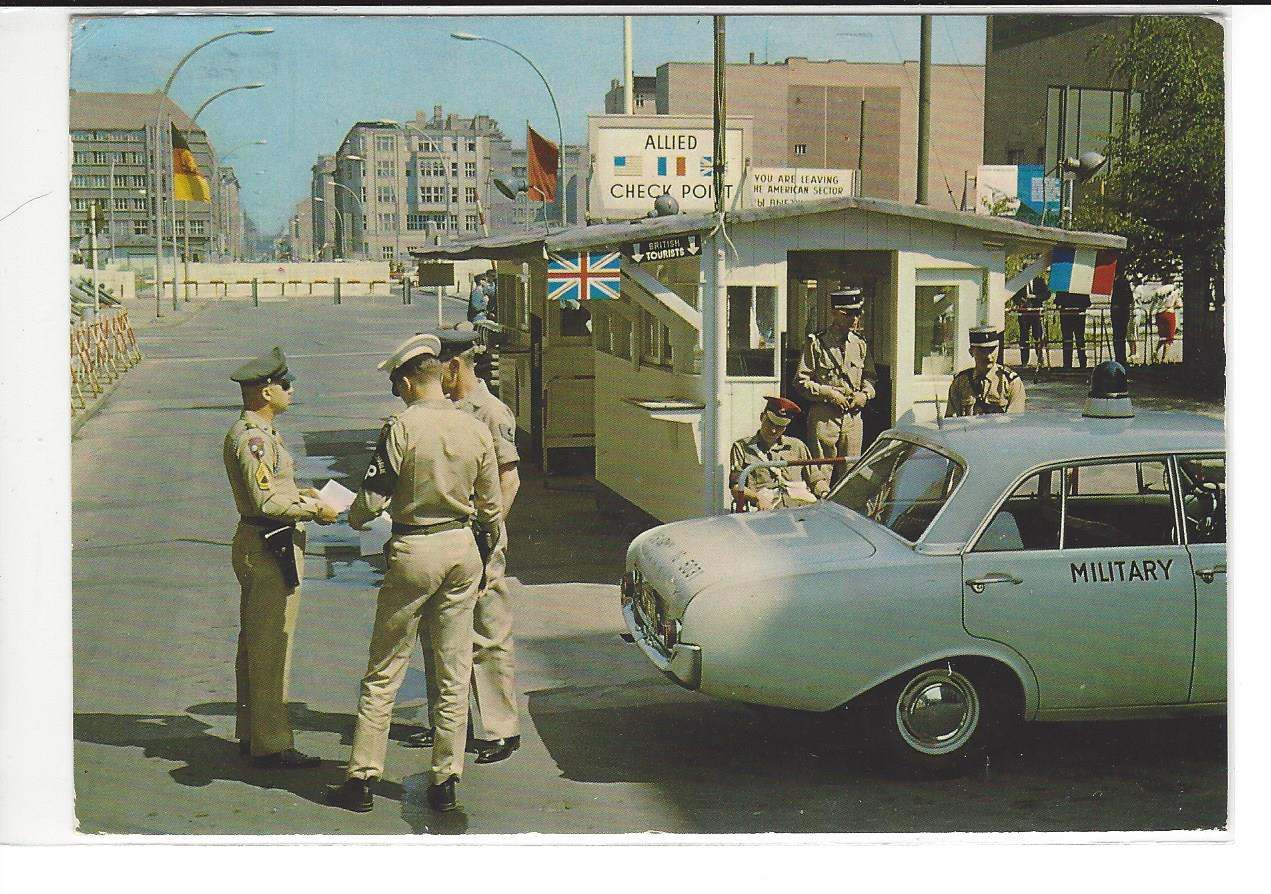 Check point Charlie post card - EPHEMERA, PHOTOGRAPHS & MILITARY ...