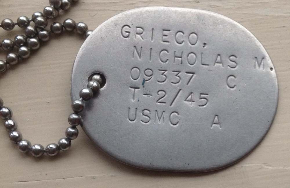 USMC dog tag - IDENTITY ITEMS (DOG TAGS, BRACELETS, ETC) - U.S ...