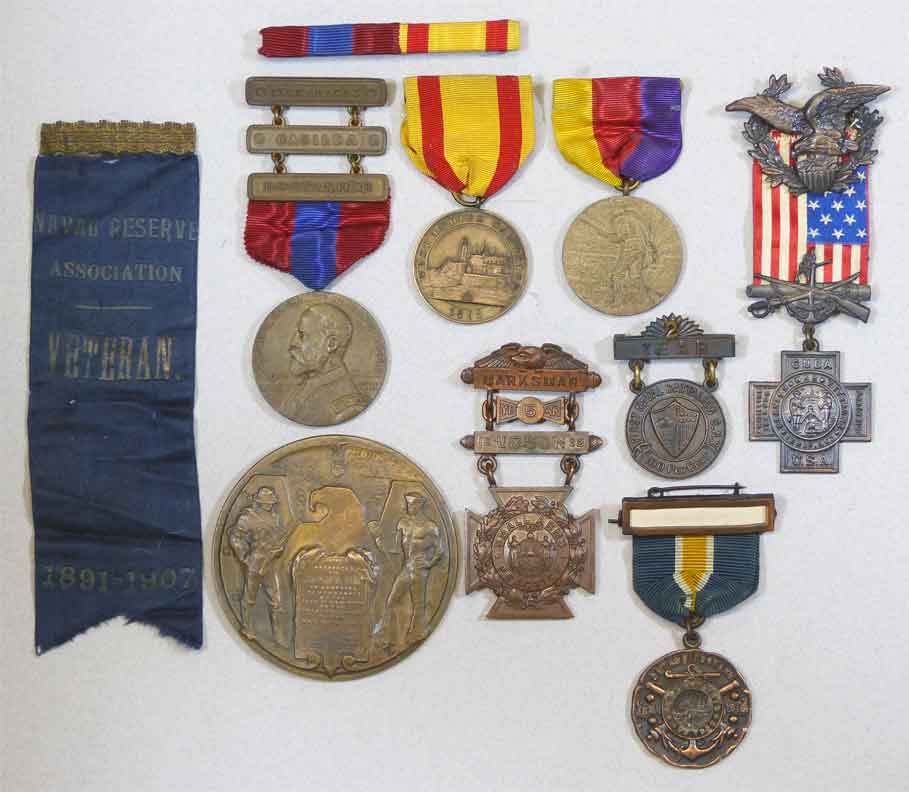 USS Yankee Sampson Medal group to Jenner Roberts Fast - MEDALS ...