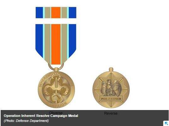 New medal, Inherent Resolve published today - MEDALS & DECORATIONS - U ...