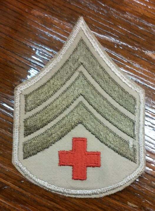 Staff Sgt Stripes with Red Cross - ARMY (INCLUDING USAAC/AAF) - U.S ...