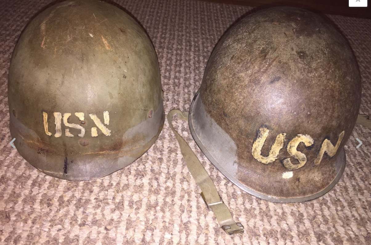 D-Day USN M1 Helmet for Sale - NAVY & COAST GUARD HELMETS - U.S ...