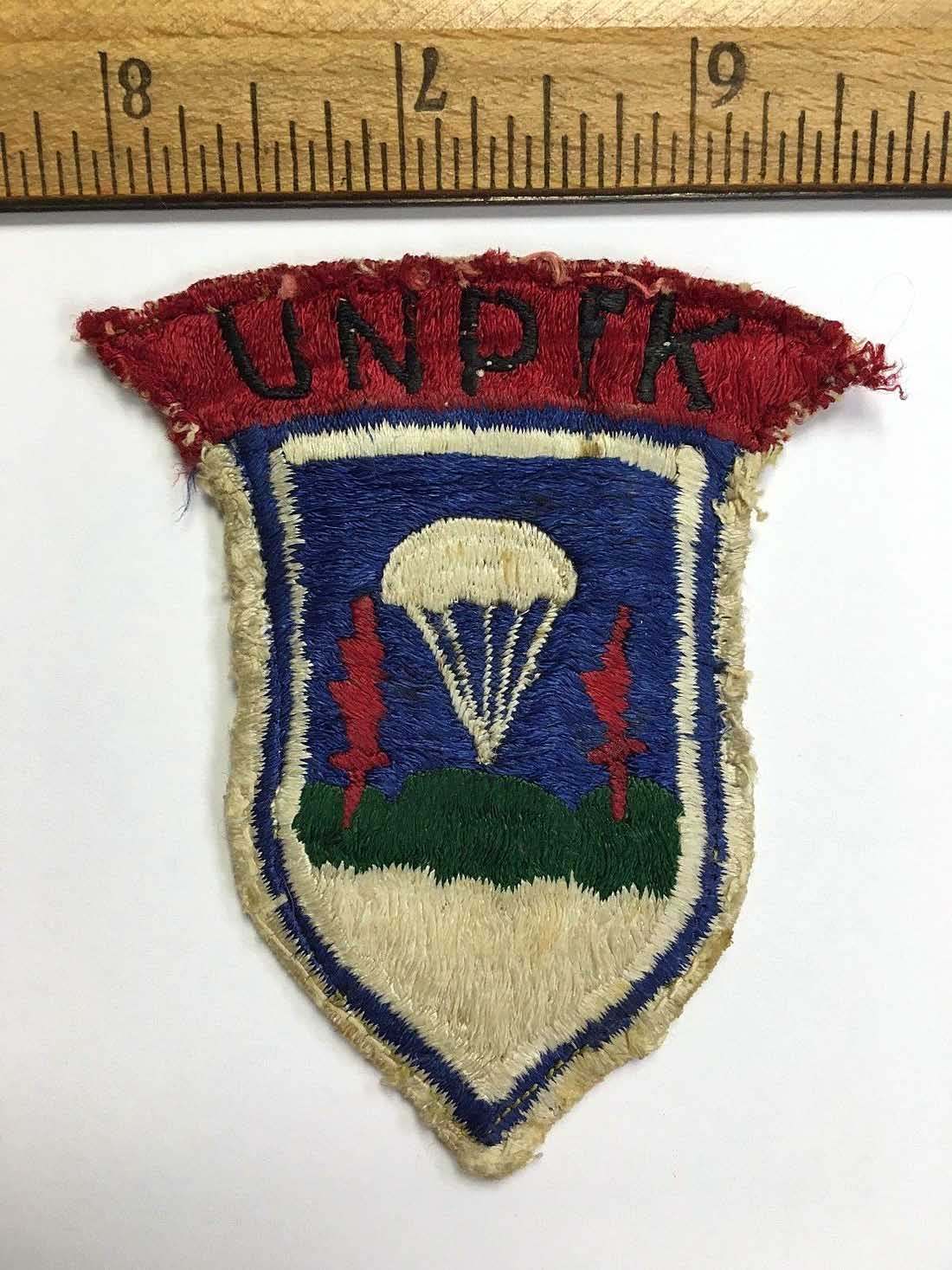 A Korean War UNPIK patch on eBay - ARMY AND USAAF - U.S. Militaria Forum