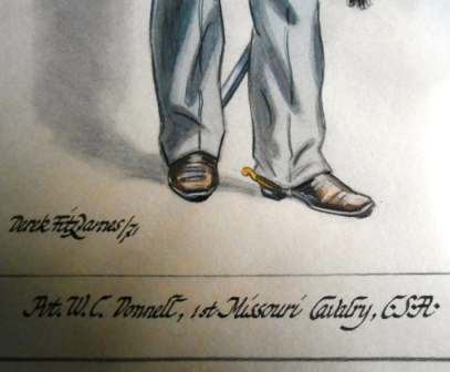 Flea market pick up of Derek Fitz James Civil War illustration ...