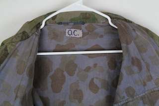 Camouflage HBT Jacket - - Dyed Blue(?) - UNIFORMS - U.S. Militaria Forum