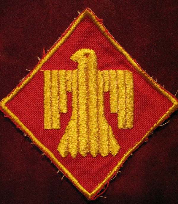 45th ID Patch on Ebay interesting construction - ARMY AND USAAF - U.S ...