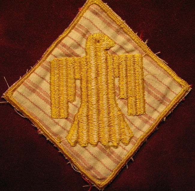 45th ID Patch on Ebay interesting construction - ARMY AND USAAF - U.S ...