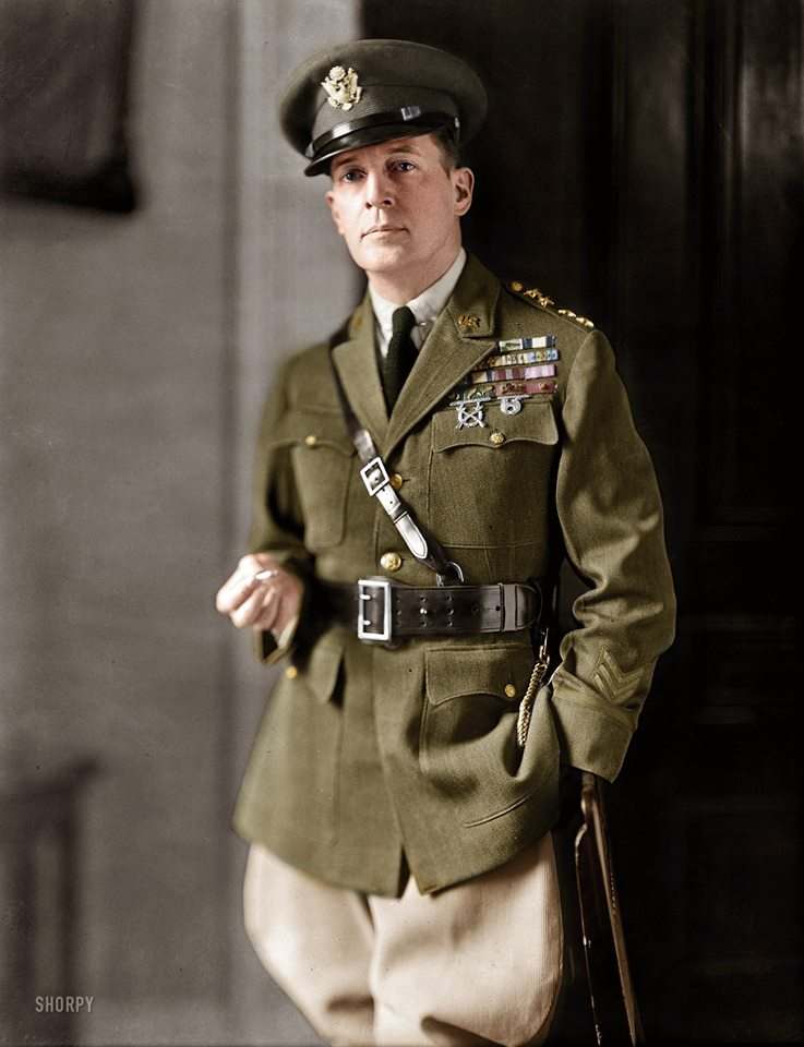Colorized Image Gen Douglas Macarthur Chief Of The Army 1931
