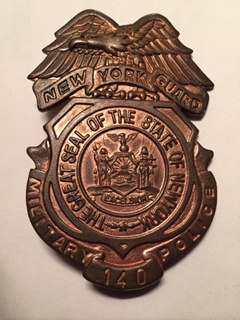New York State Guard Military Police Badge - BADGES, AWARDS, DUI, AND ...