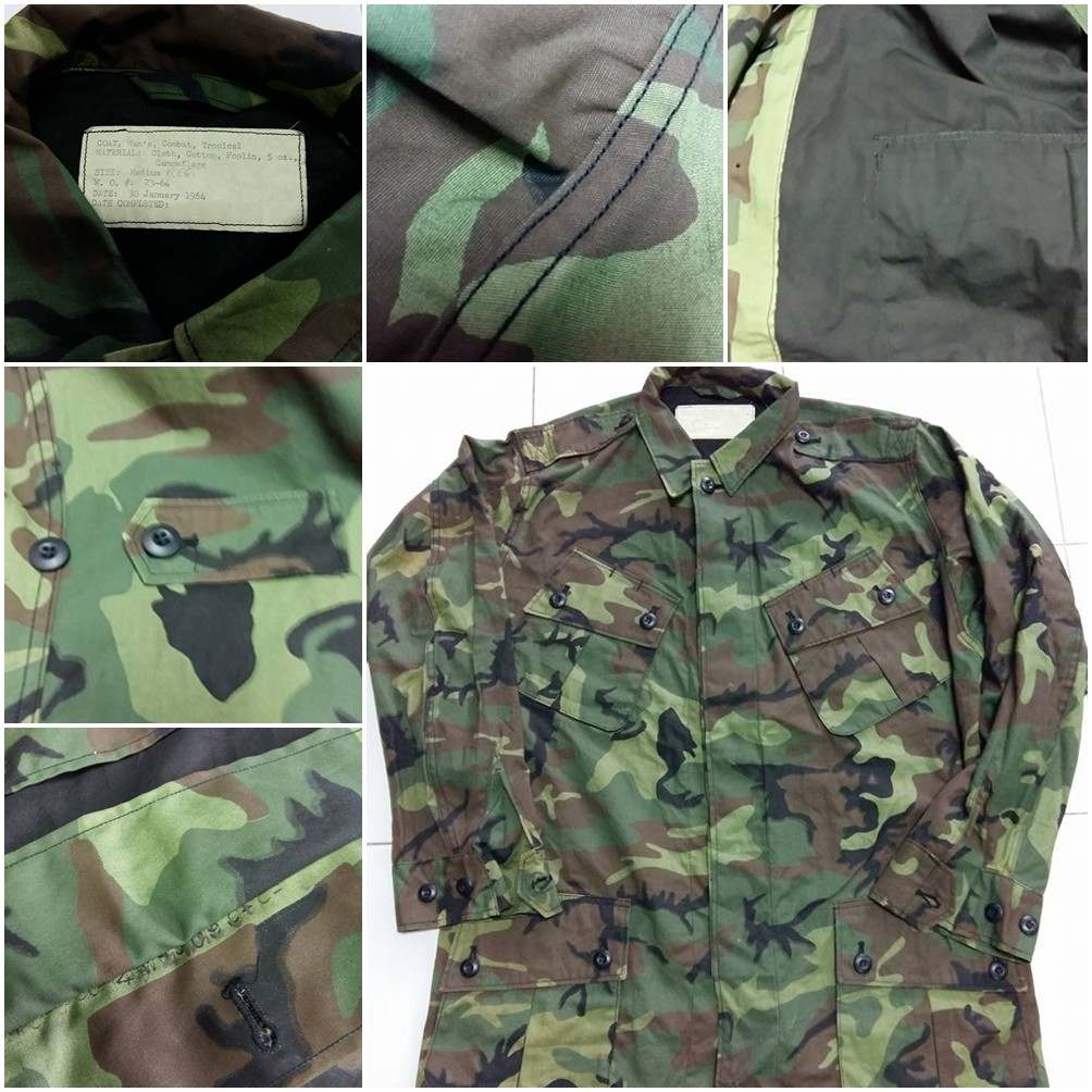 1st Pattern ERDL Camo Jacket.Print on Black material. - CAMOUFLAGE ...
