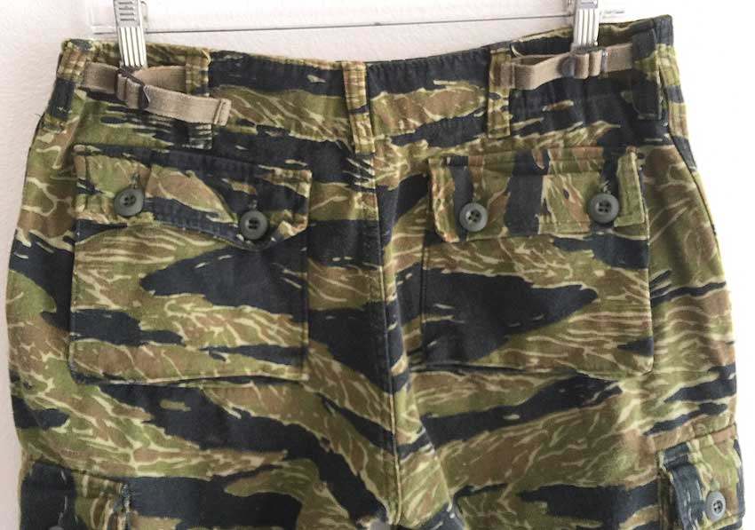 Thrift store tiger stripe: cryptic numbers & silkscreen warning ...