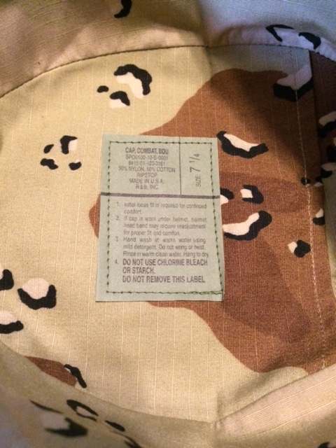 6-color desert 'Chocolate Chip' field/utility caps - Page 2 - UNIFORMS ...