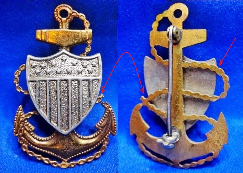 Coast Guard CPO Cap Devices - Page 3 - NAVY, MARINE CORPS, COAST GUARD ...