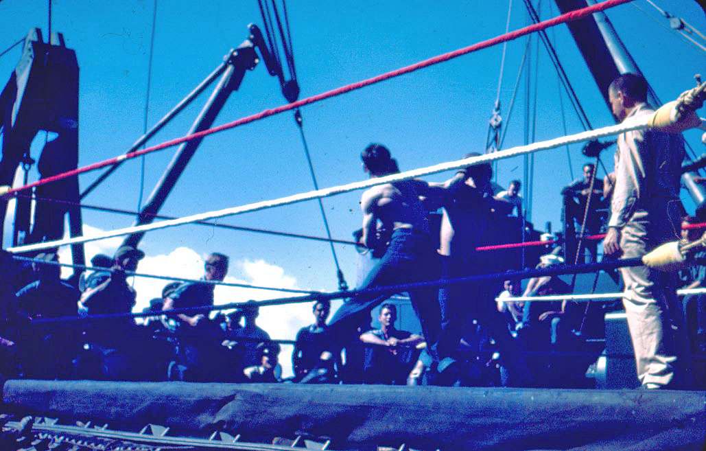 WWII Boxing on Ship Slides - EPHEMERA, PHOTOGRAPHS & MILITARY ARTWORK ...