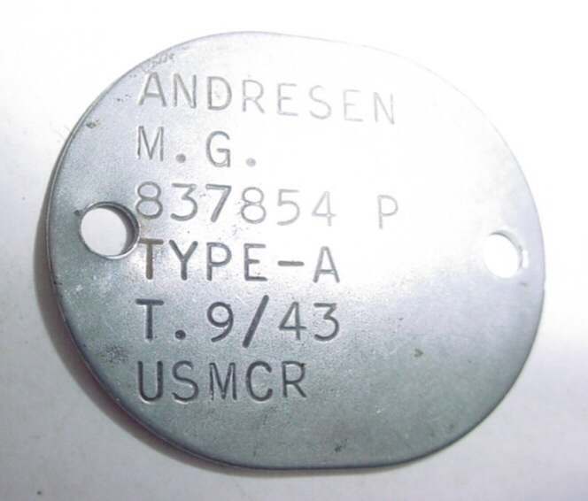 WIA USMC tag. Need help. - IDENTITY ITEMS (DOG TAGS, BRACELETS, ETC ...