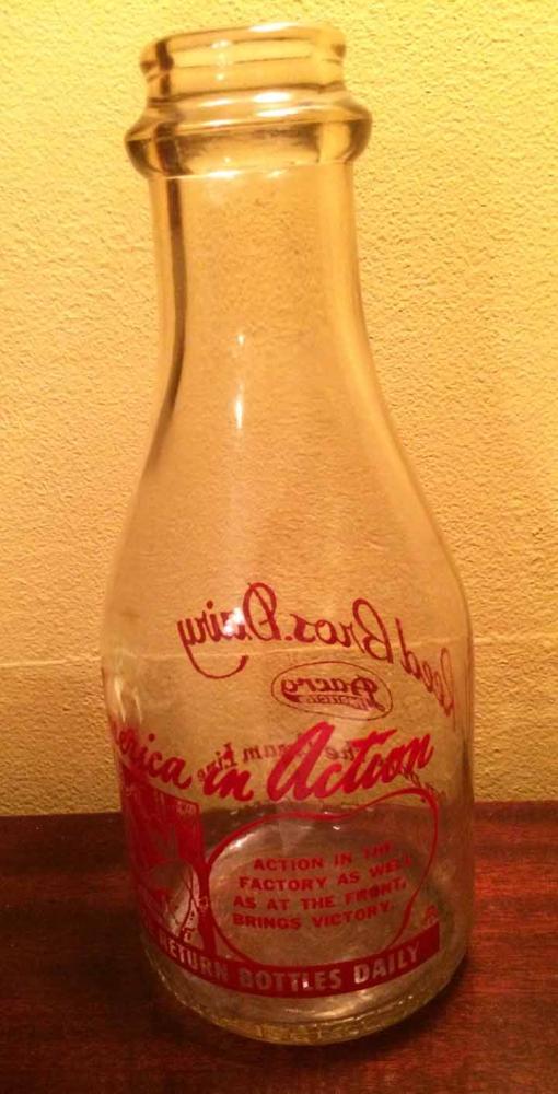 War Effort Milk Bottle, nice graphics and colors. - HOMEFRONT & THE WAR ...