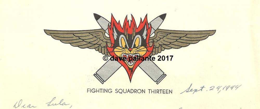 VF-13 Black Cats WWII | pilot grouping with 3 patches - WALIKA'S US ...