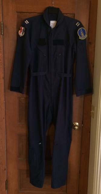 USAF captain's blue SAC Missile Crew Coverall - UNIFORMS - U.S ...