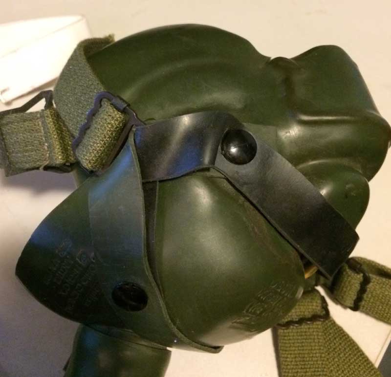 A-14 mask owner needs help ... rubber strap broke (oh crap!) - FLYING ...
