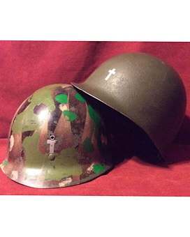 Named WW2 Chaplain helmet - CHAPLAIN & MEDIC HELMETS - U.S. Militaria Forum