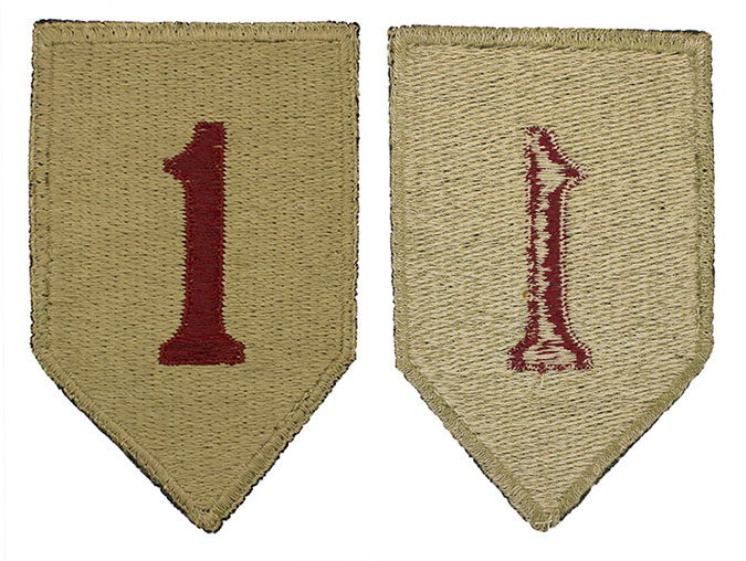 British or German made 1st ID? - ARMY AND USAAF - U.S. Militaria Forum