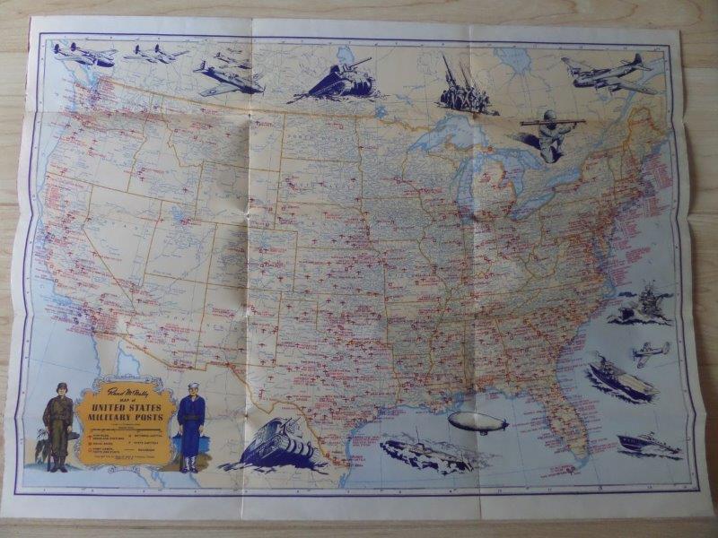 Map showing WWII-era stateside bases? - HOMEFRONT & THE WAR EFFORT - U ...