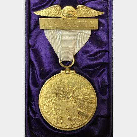 George W. Delong's Gold Jeannette Medal - MEDALS & DECORATIONS - U.S ...