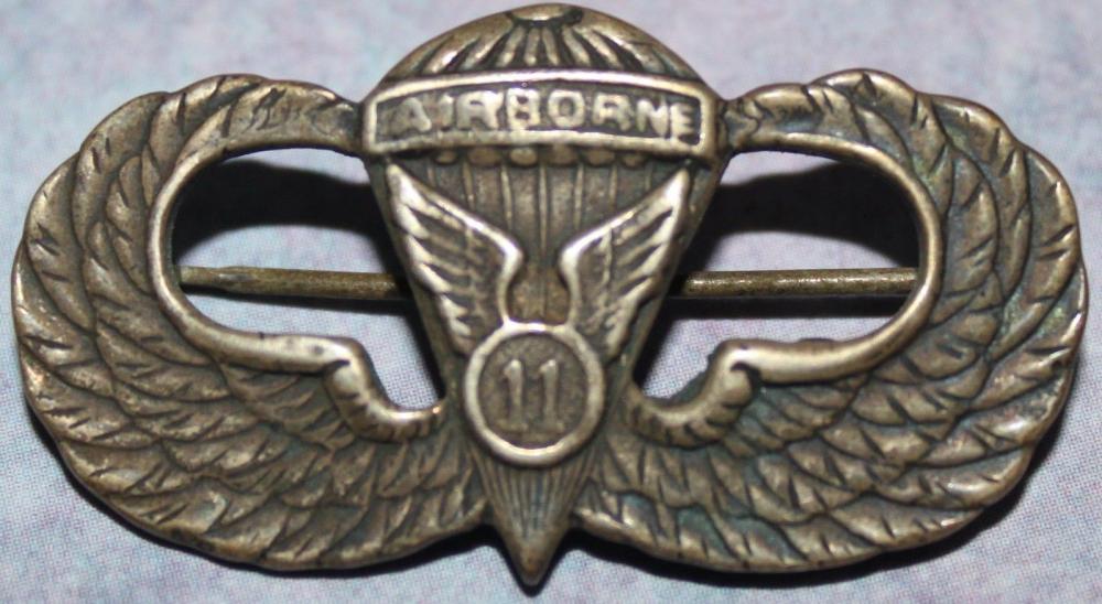 11th Airborne Jump Wings - AIRBORNE, GLIDER TROOPS, PARATROOP JUMP ...