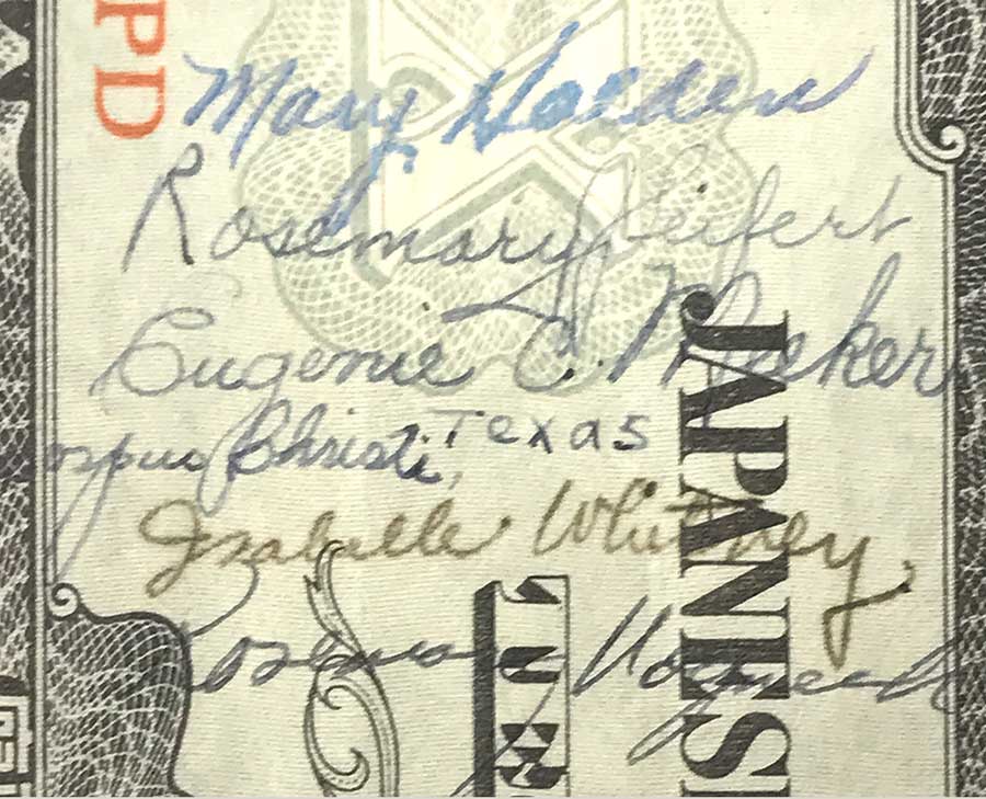 short snorters - signed money - Page 2 - EPHEMERA, PHOTOGRAPHS ...