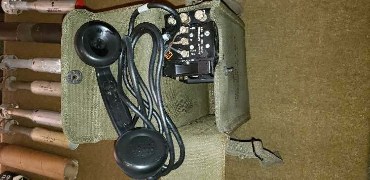 WW2 field phone - RADIO & COMMUNICATIONS GEAR - U.S. Militaria Forum