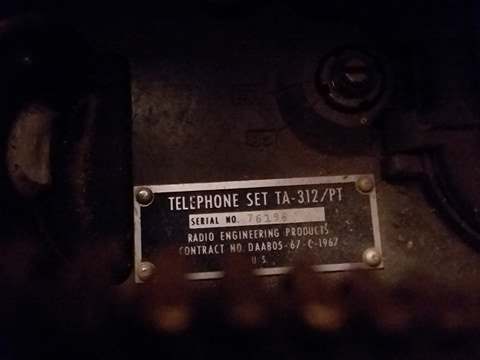 Any market for 1967 dated Vietnam TA-312 field phones? - BASE/BIVOUAC ...