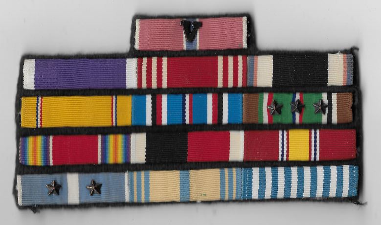 Embroidered ribbon rack with an interesting twist - MEDALS ...
