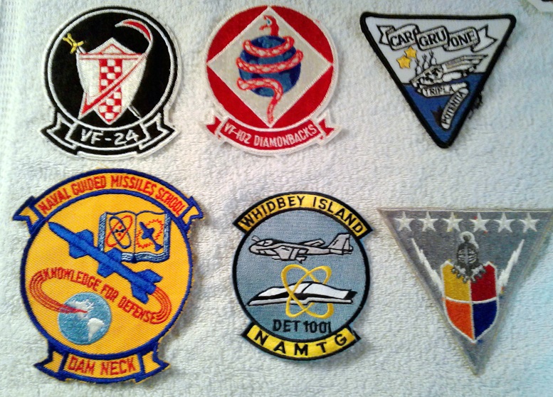My most recent Navy / Marine patch additions - NAVY, COAST GUARD AND ...