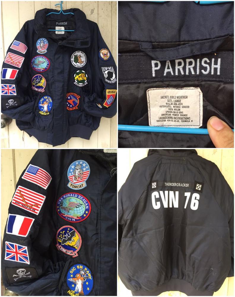 US Navy blue jacket many patch (tour) - NAVAL & SEA SERVICE UNIFORMS ...