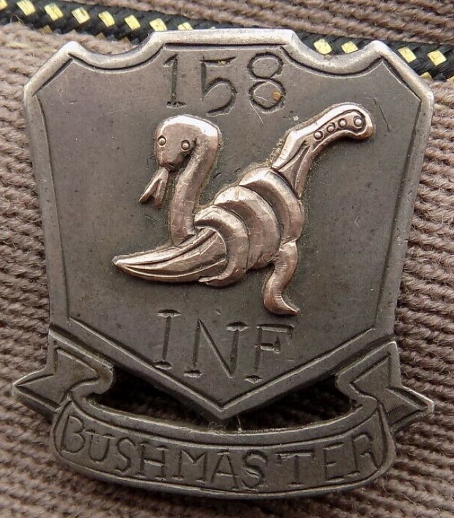 158th Infantry BUSHMASTERS - Captain Henry A. Seebald - GROUPINGS PAGE ...